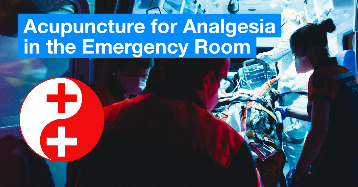 Acupuncture for Analgesia in the Emergency Department